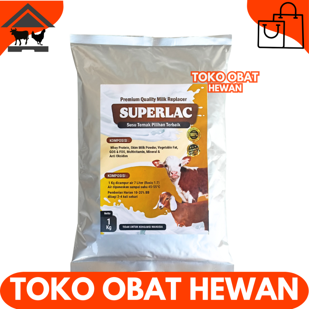 Jual SUPERLAC 1 KG - Susu Hewan Ternak Tambahan untuk Anak Kambing ...