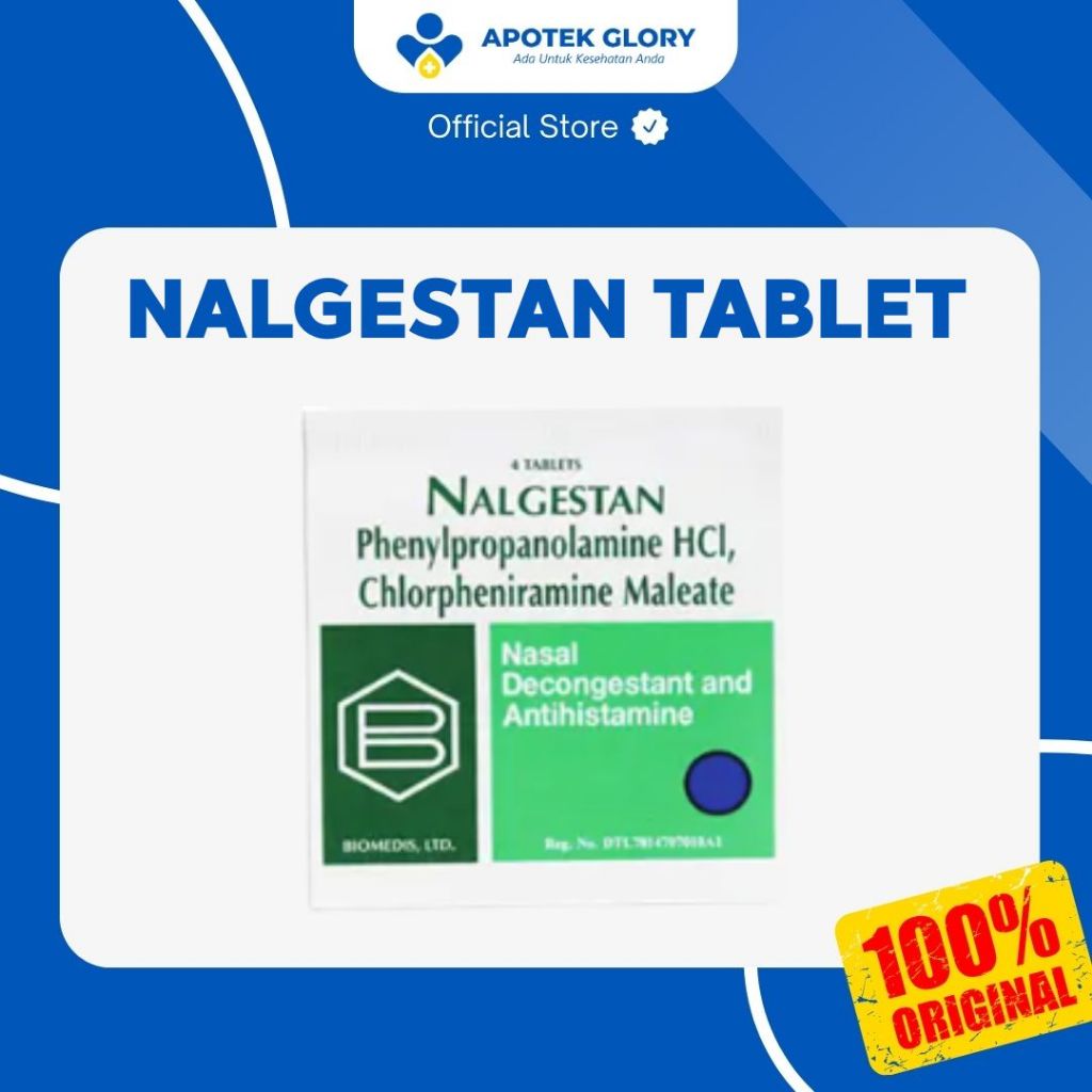 Jual NALGESTAN TABLET ISI 4/ PILEK KARENA ALERGI | Shopee Indonesia
