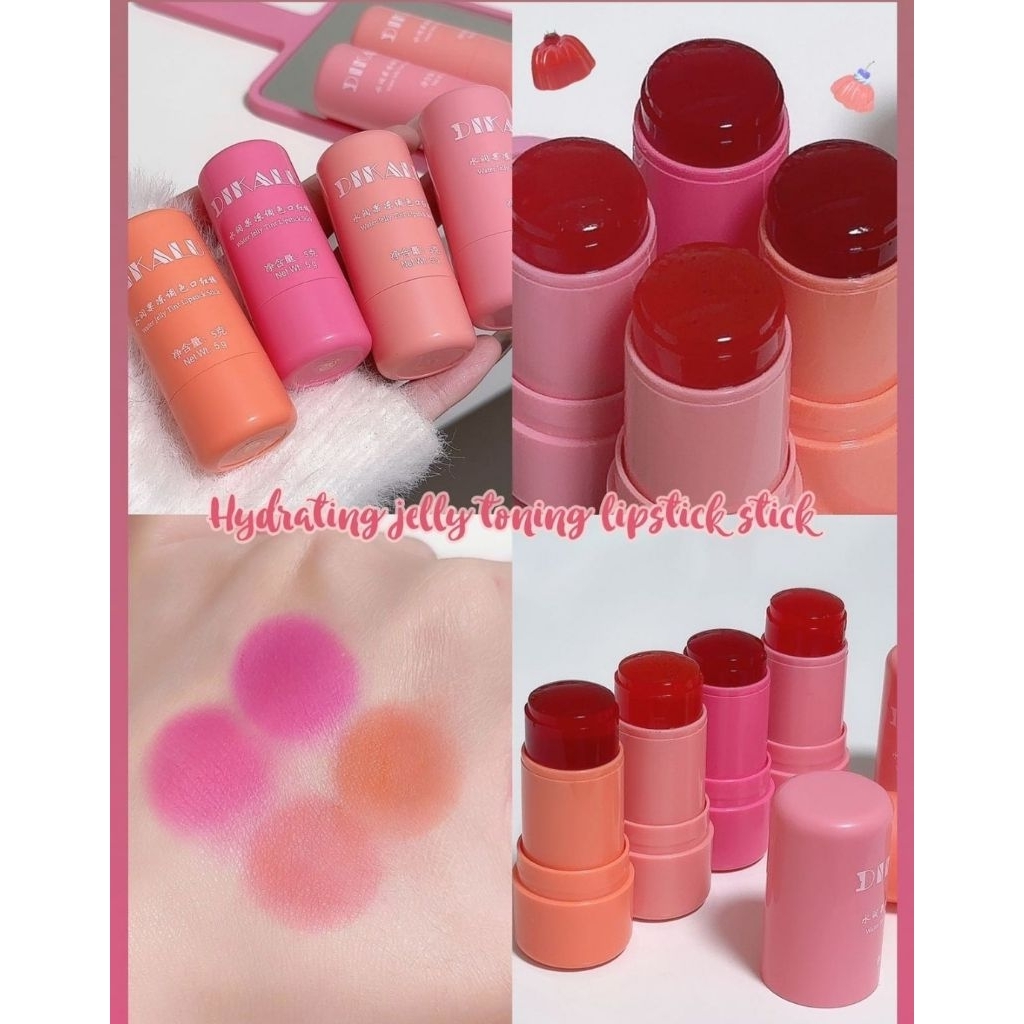 Jual hydrating jelly toning lisptick stick lipstick jelly buah warna ...