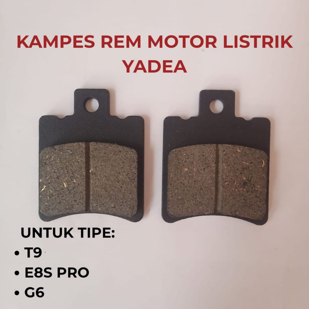 Jual KAMPAS REM MOTOR LISTRIK YADEA T9, E8S PRO, G6 (HARGA PER 1SET ...
