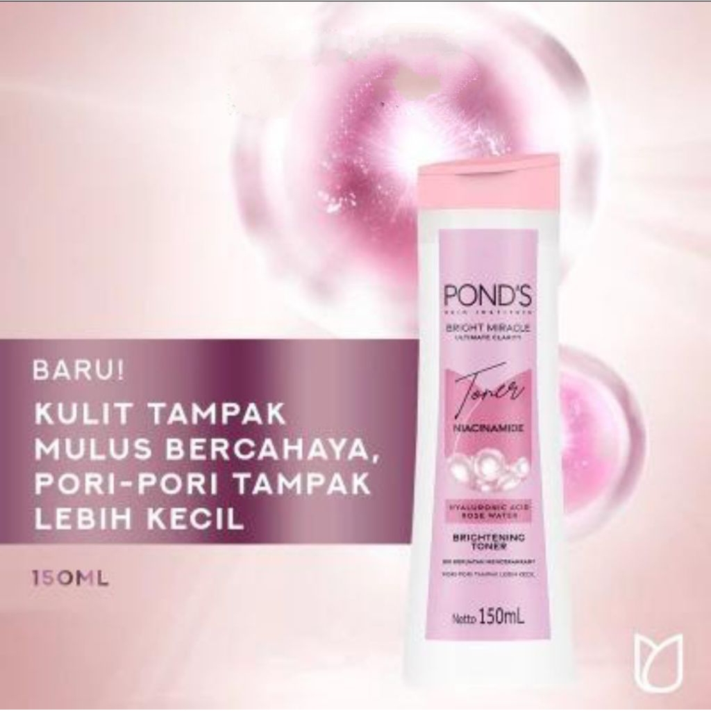 Jual Ponds Bright Miracle Ultimate Clarity Toner Niacinamide 150ml ...