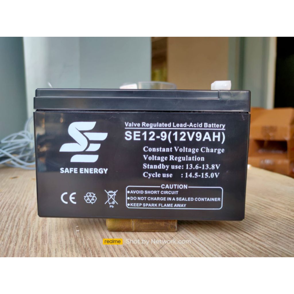 Jual BATTERY UPS 12V 9AH SAVE ENERGY | Shopee Indonesia