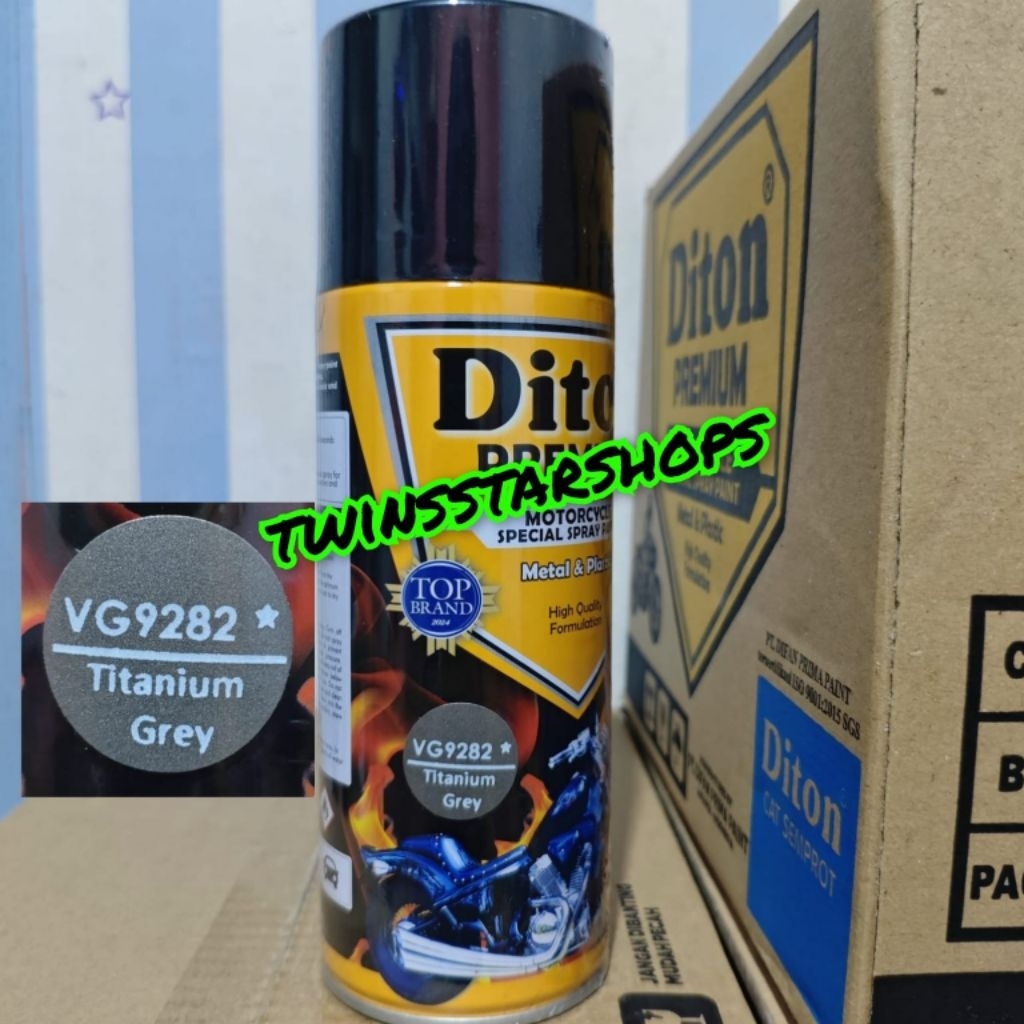 Jual Pilok Pylox Cat Diton Premium Titanium Grey 9282 Abu Abu Glossy ...