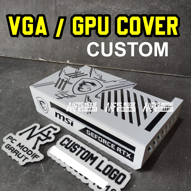 Jual GPU COVER VGA COVER NON LED CUSTOM LOGO ZOTAC MSI ROG CUSTOM VGA ...