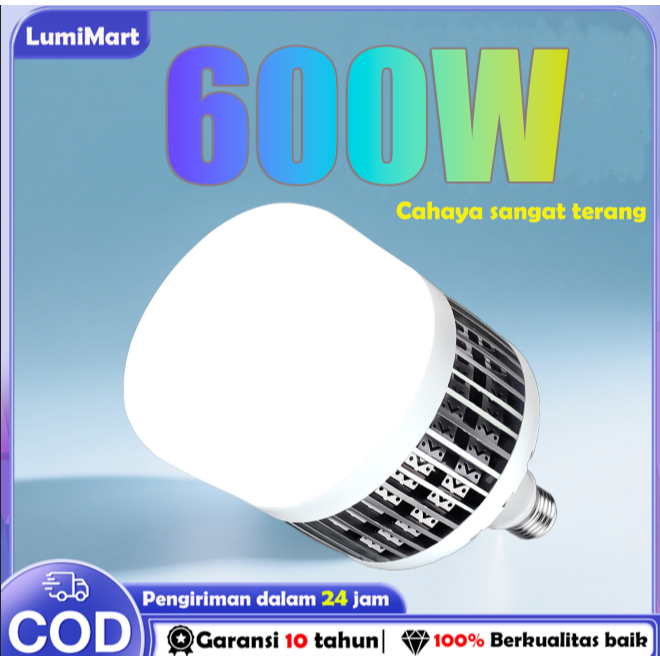 Jual Lampu LED Jumbo Bohlam 600W lampu led tbulb Hemat Energy sekrup E27super terangLampu Indoor ...