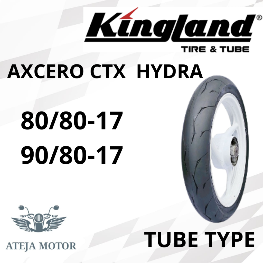 Jual Ban Ring 17 Ban KINGLAND CTX HYDRA 80/80-17 90/80-17 Tubetype ...