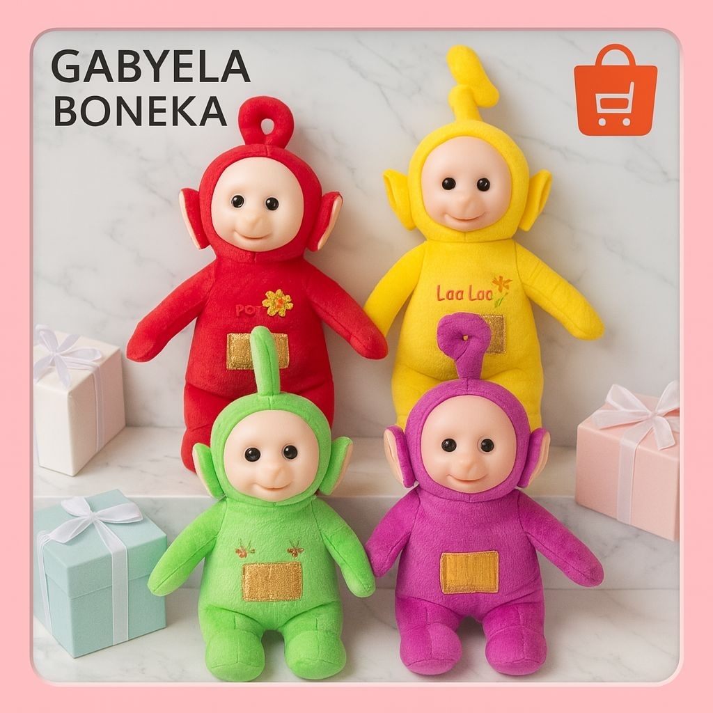 Jual Boneka Teletubbies Besar Ukuran L (Tinggi 50cm) Berlabel SNI COD ...