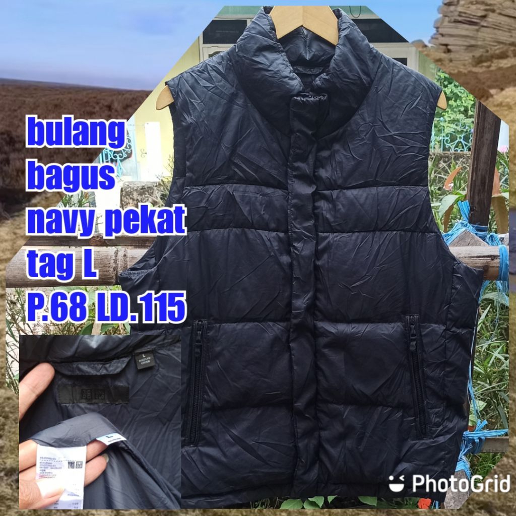 Jual rompi vest gunung outdoor puffer gelembung winter salju bulang ...