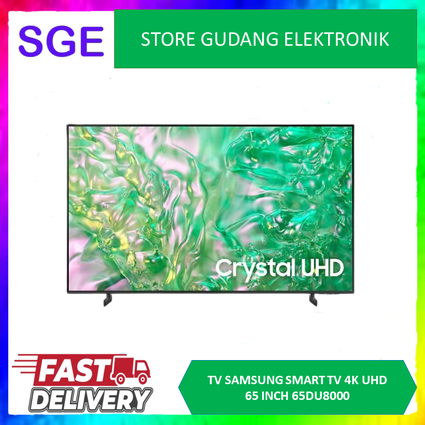 Jual TV SAMSUNG 65DU8000 65 INCH CRYSTAL UHD 4K TIZEN OS SMART TV 2024 // 65CU8000 | Shopee ...