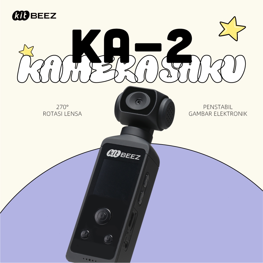 Jual KiTBEEZ KA-2 Kamera Pocket WiFi Action Cam Gopro 4K HD Camcorder ...