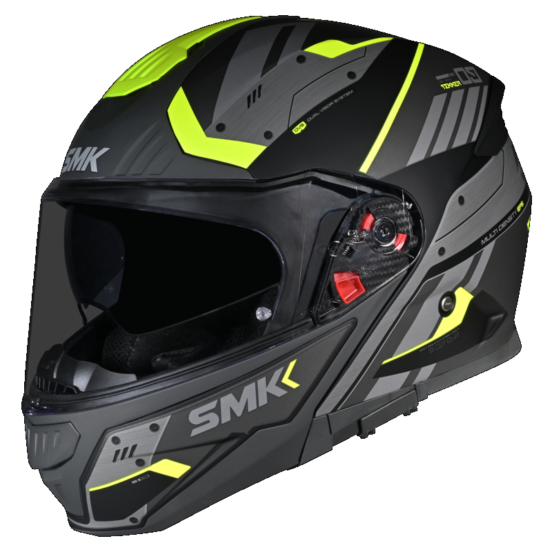 Jual Helm Modular SMK GULLWING TEKKER MA264 Motif Double Visor | Shopee ...