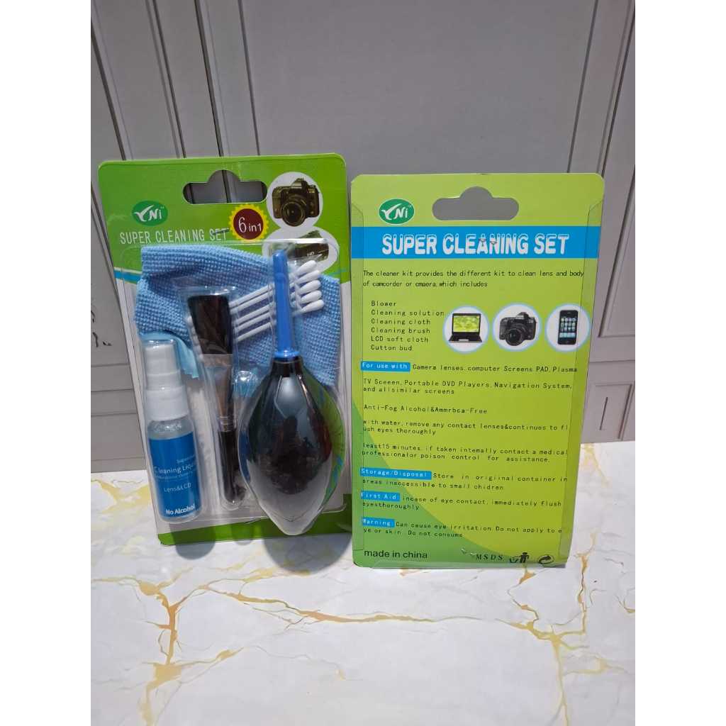 Jual Cleaning Kit 6in1 Pembersih Layar Laptop / Pembersih Monitor LCD ...