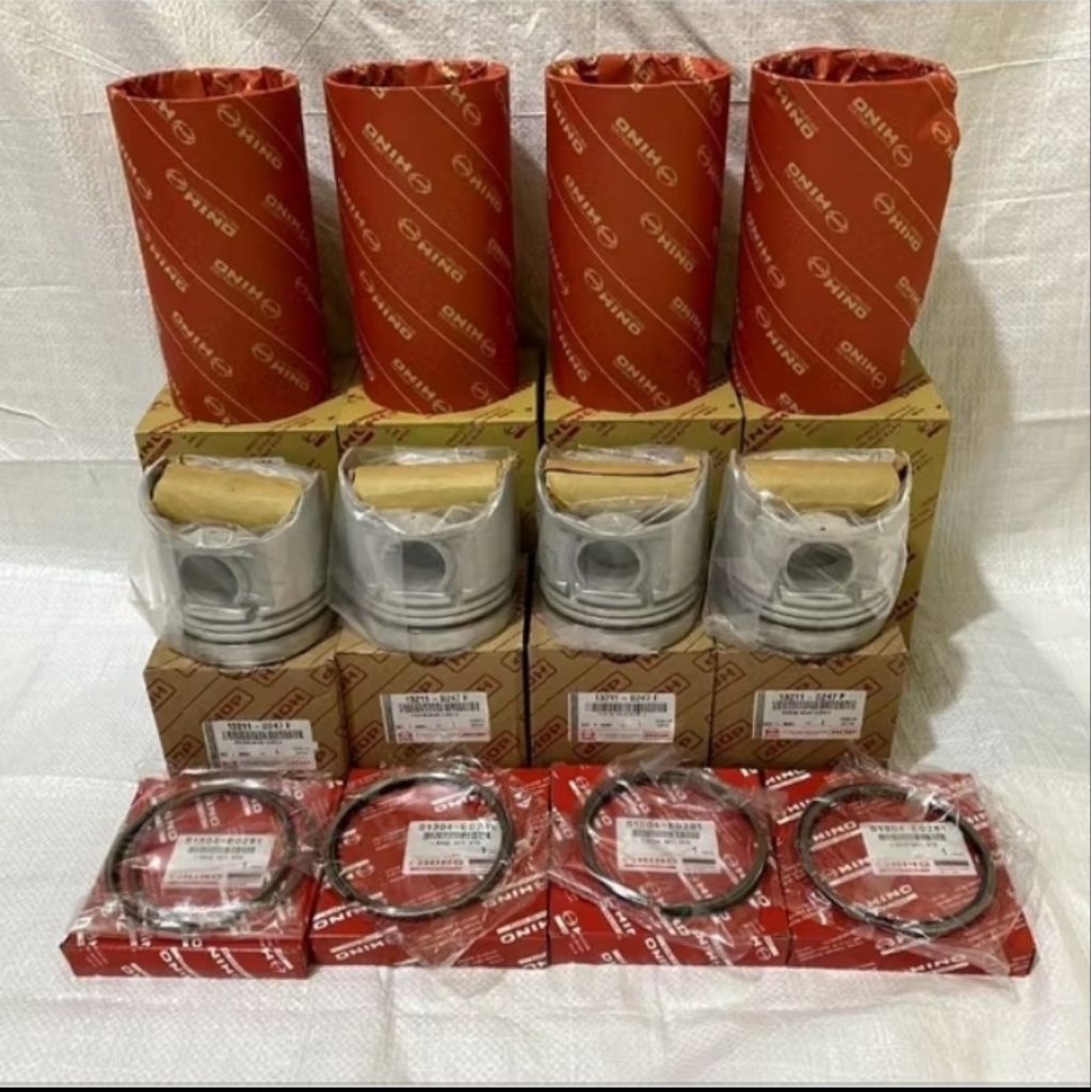 Jual LINER KIT SET STD SET PISTON+LINER+RING W04D HINO DUTRO 130HT 130HD (TIPE A) | Shopee Indonesia