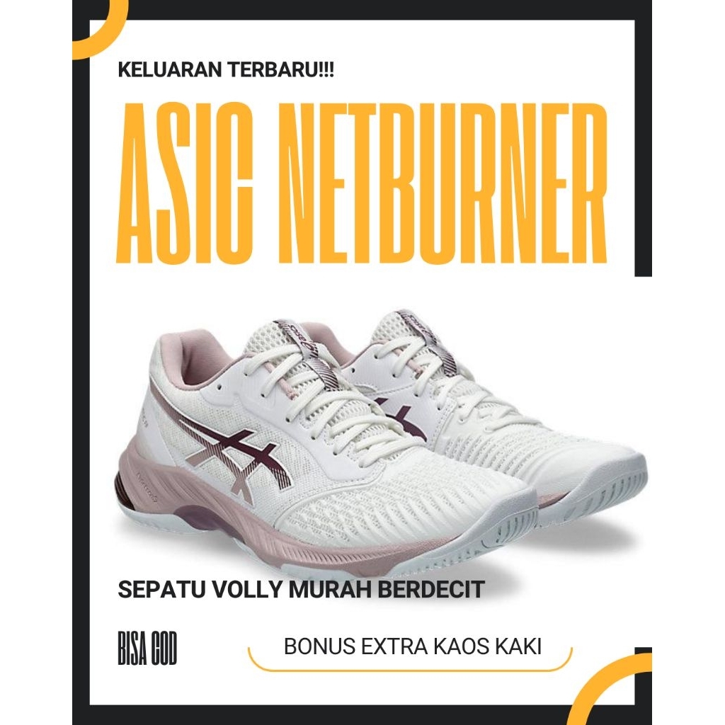 Jual SEPATU VOLLY NETBURNER BALISTIC FF 3 SUPER PREMIUM WOMEN MURAH COD ...