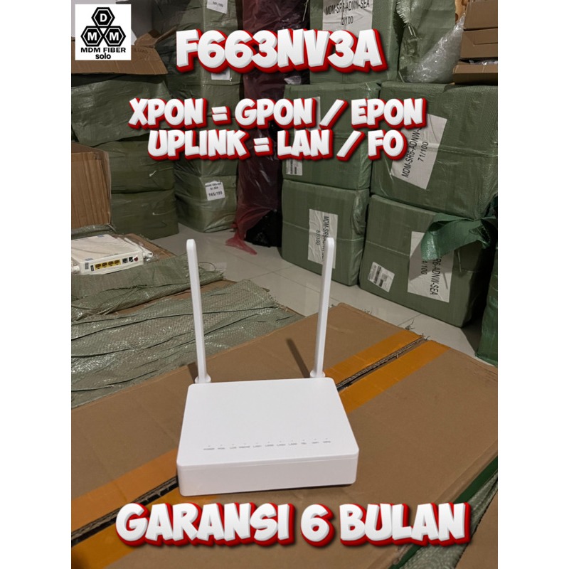 Jual F663NV3a Antena Atas XPON Router Ont Onu FIBER OPTIK MDM FIBER SOLO | Shopee Indonesia