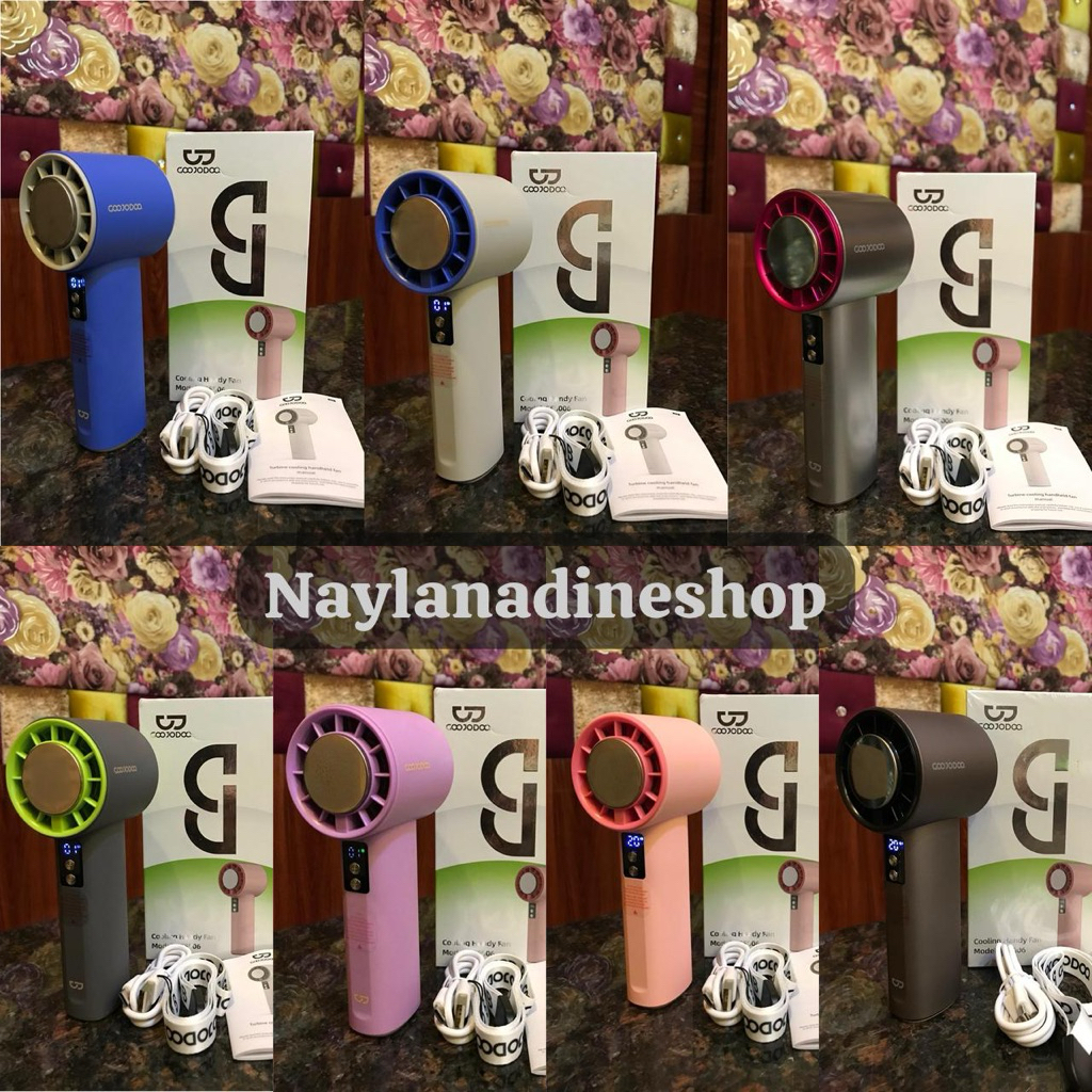 Jual Kipas Goojodoq FS006 Viral Fan Portable High Speed | Shopee Indonesia