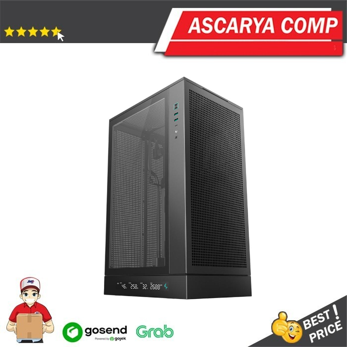 Jual DEEPCOOL CH270 DIGITAL BLACK MICRO ATX MINI TOWER PC CASE CASING ...