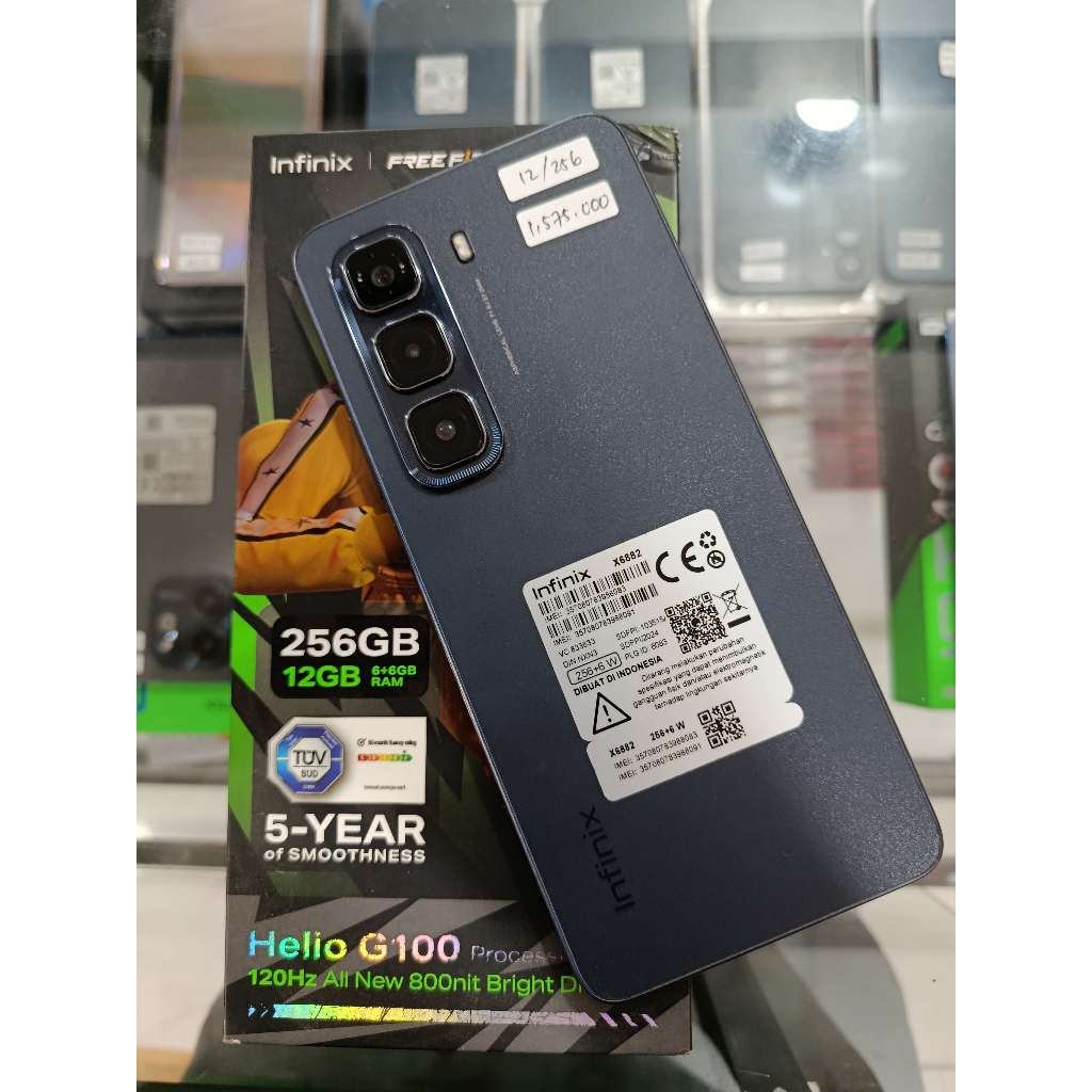 Jual Handphone-Infinix Hot 50 Pro 12/256 Smartphone Android | Shopee ...