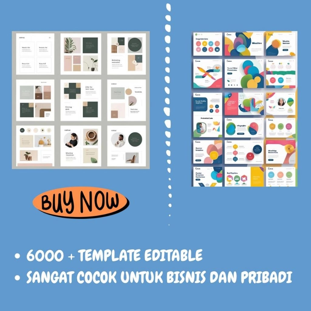 Jual 6000 + paket terlengkap template canva edit siap pakai | Shopee Indonesia