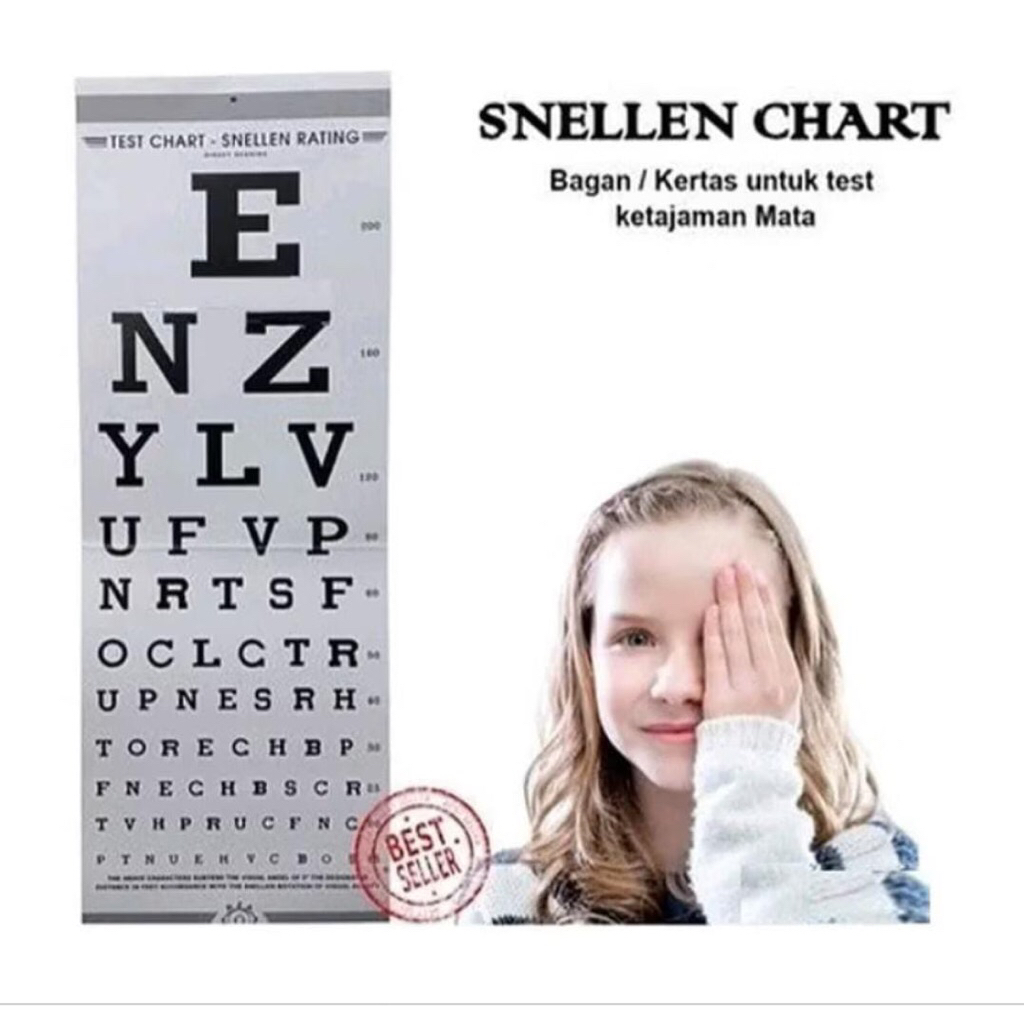 Jual snellen chart / test mata | Shopee Indonesia
