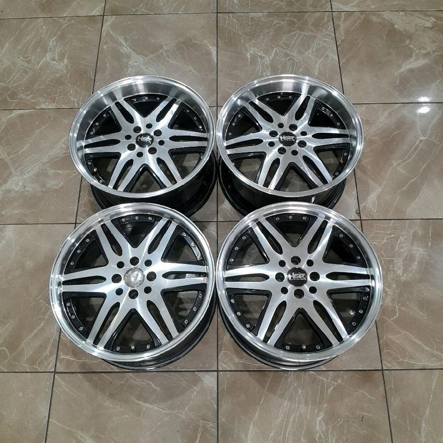Jual VELG MOBIL RACING OKAYAMA HSR RING 17 LEBAR 7,5/8,5 LUBANG BAUT PCD 4X100, 4X114 ET42 PELEK ...