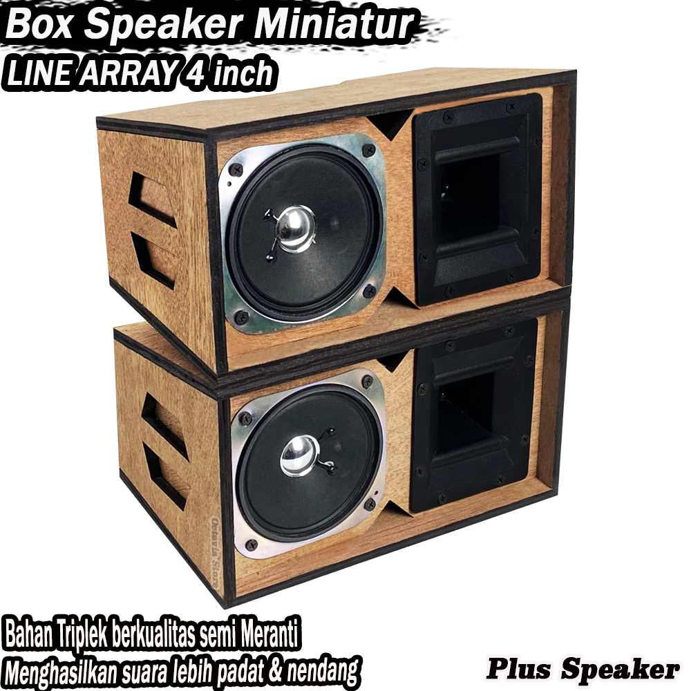 Jual Box Speaker Miniatur Line Array 4 Inch siap pakai | Shopee Indonesia