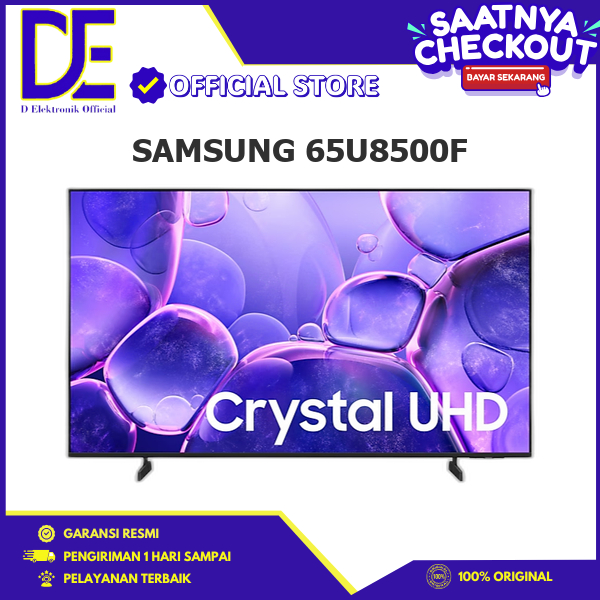 Jual Samsung 65U8500F Smart Tv 65 Inch New 2025 Crystal UHD 4K U8500F UA65U8500FKXXD ( Bukan ...
