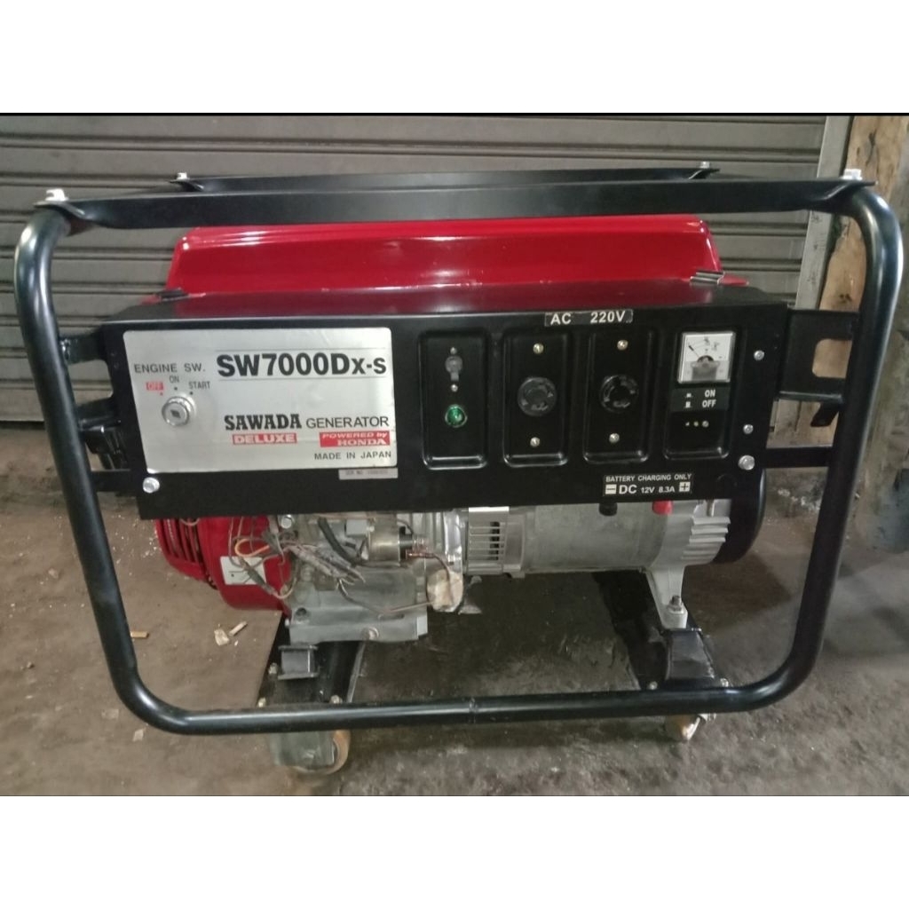 Jual Mesin Genset Honda Sawada SW7000Dx-s 6000 Watt Starter Original ...