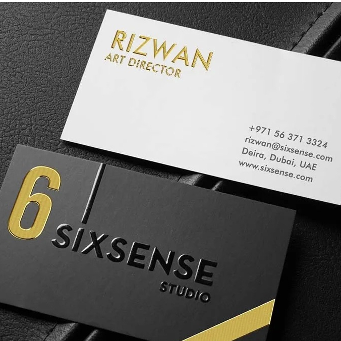 Jual Cetak Kartu Nama Emboss & Spot UV / Kartu Nama Timbul / Print ...