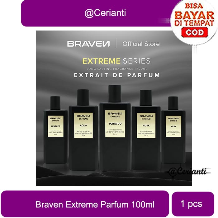 Jual Braven Extreme Series Extrait De Parfum 100ML Parfum Pria Wangi ...
