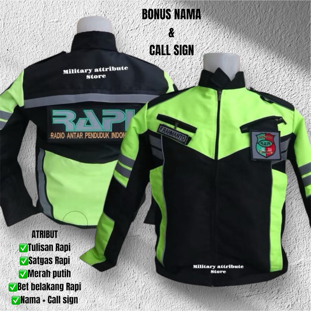 Jual JAKET RAPI RADIO ANTAR PENDUDUK INDONESIA TERBARU | Shopee Indonesia