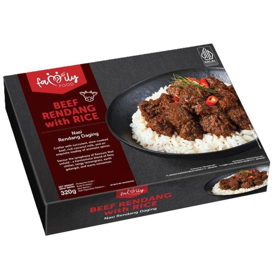 Jual Makanan Instant Siap Santap Family Food Beef Rendang With Rice ...