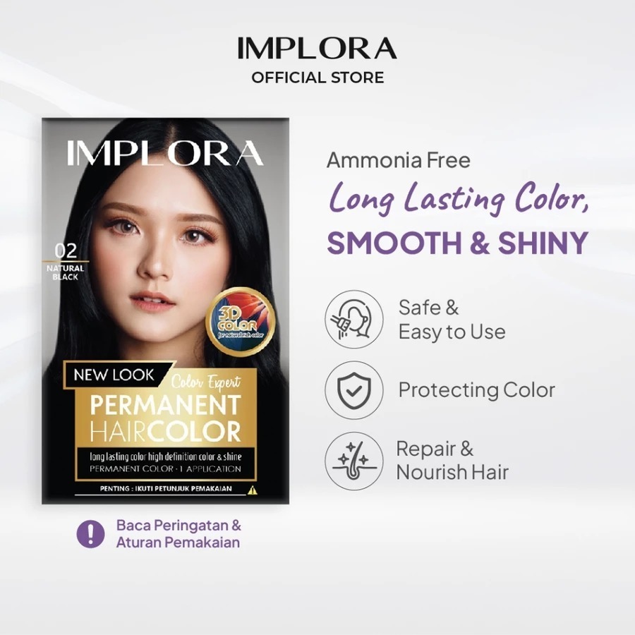Jual SHINING BEAUTY Implora New Permanent Hair Color | Shopee Indonesia