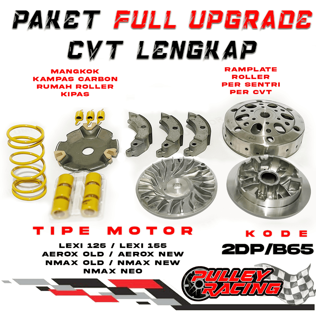 Jual Paket CVT Lengkap Full Upgrade Lexi 125 155 Aerox Old New Nmax Old New Neo Original Custom ...