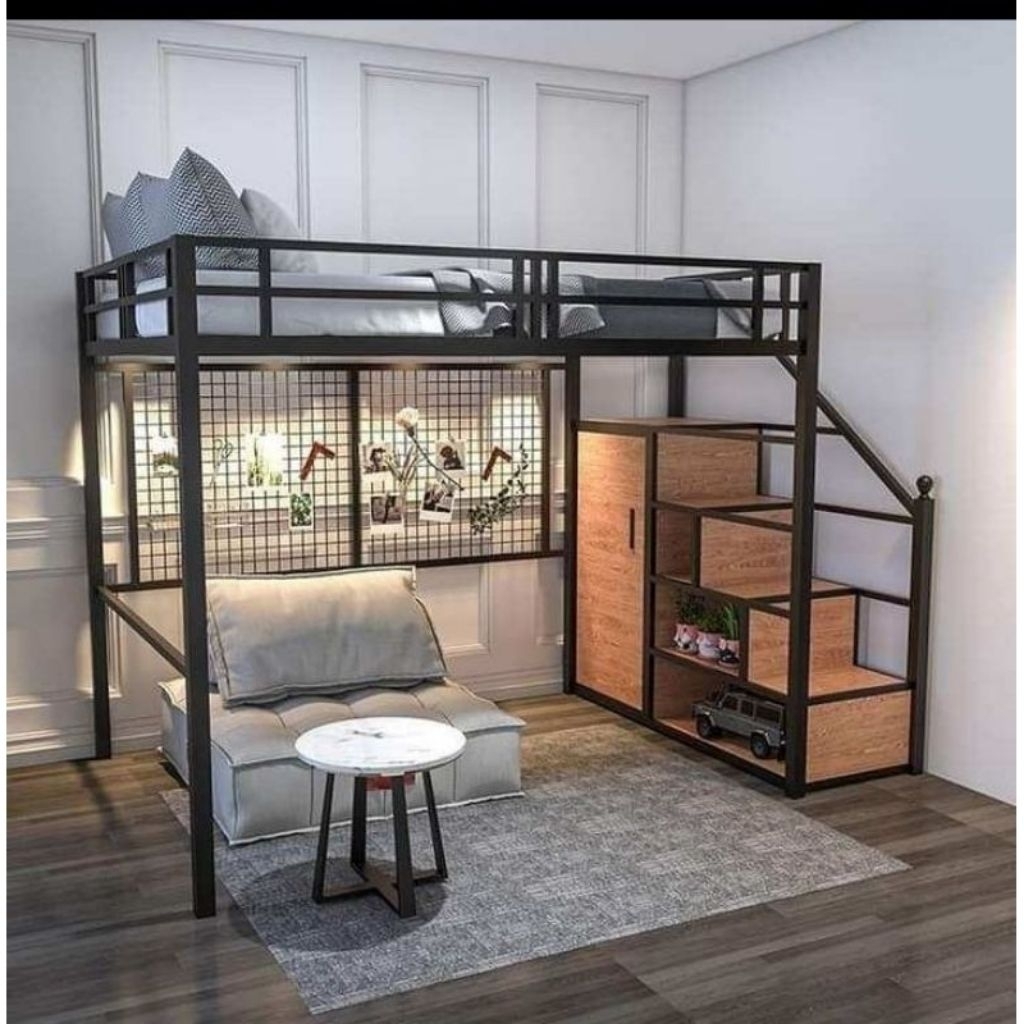 Jual [GARANSI 20 TAHUN, BISA REQ. UKURAN] Ranjang Tingkat Full Besi Tebal Tahan 25 Tahun All ...