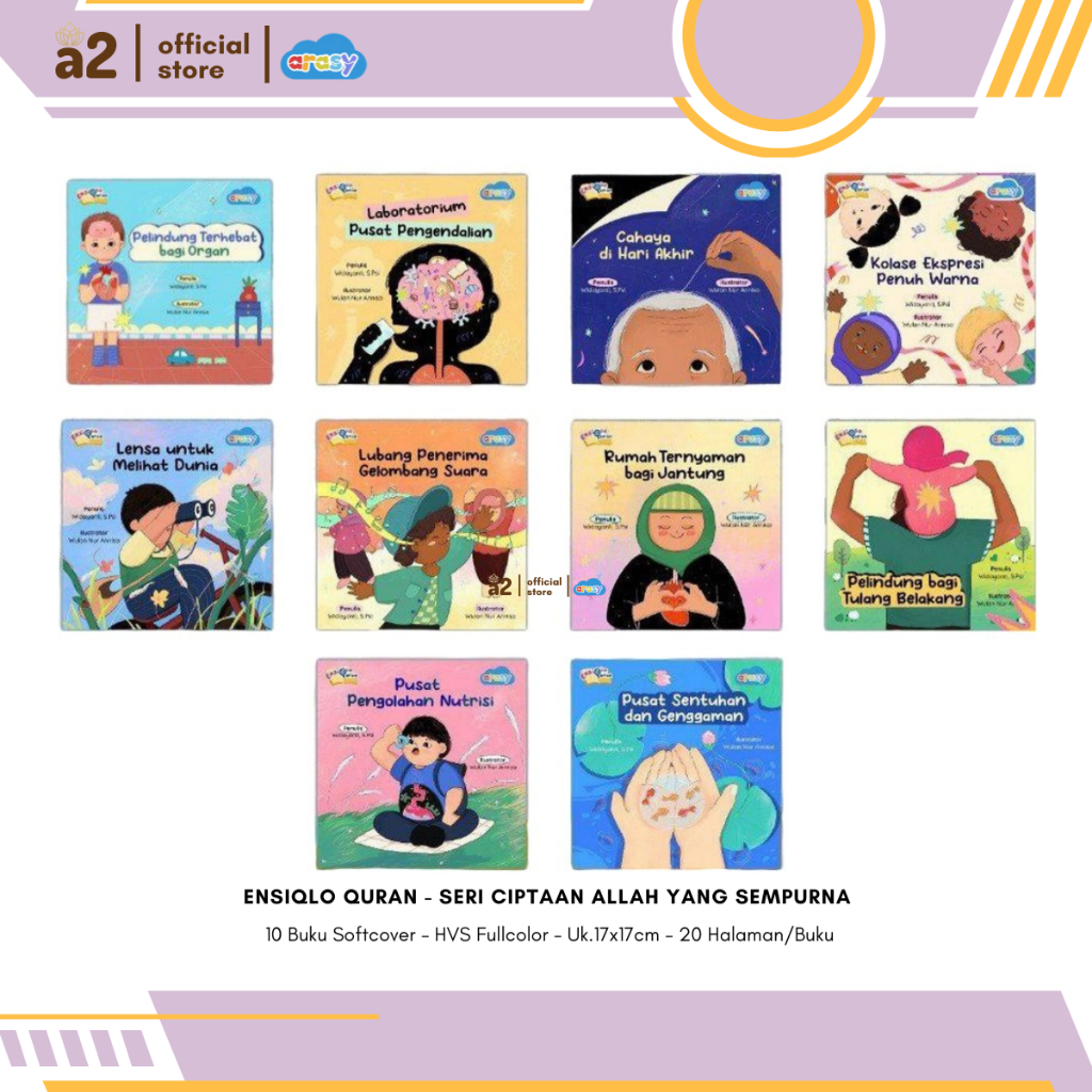 Jual [Arasy] Buku Cerita 10in1 Seri Ensiqlo Quran : Series Tubuh ...
