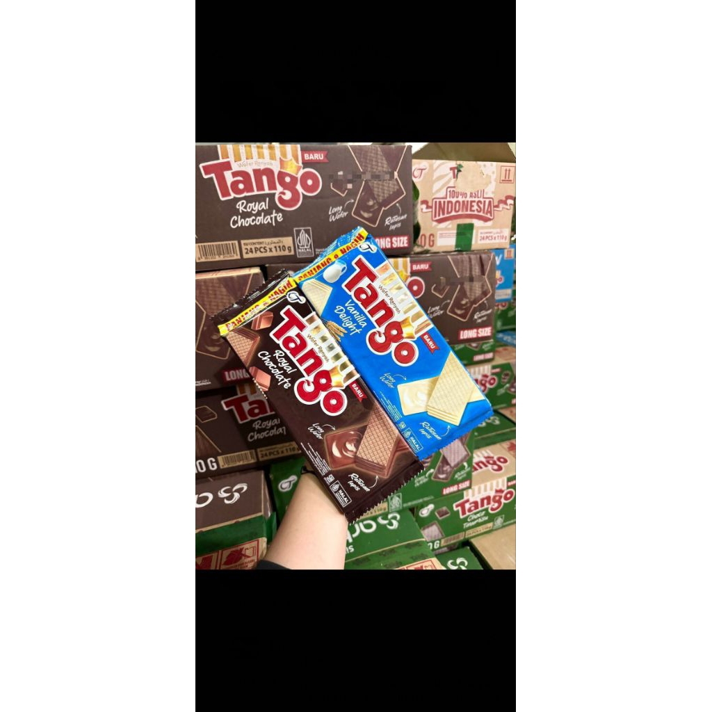 Jual Wafer Tango Royal Chocolate & Vanila 110gr | Tango Wafer Hajatan ...