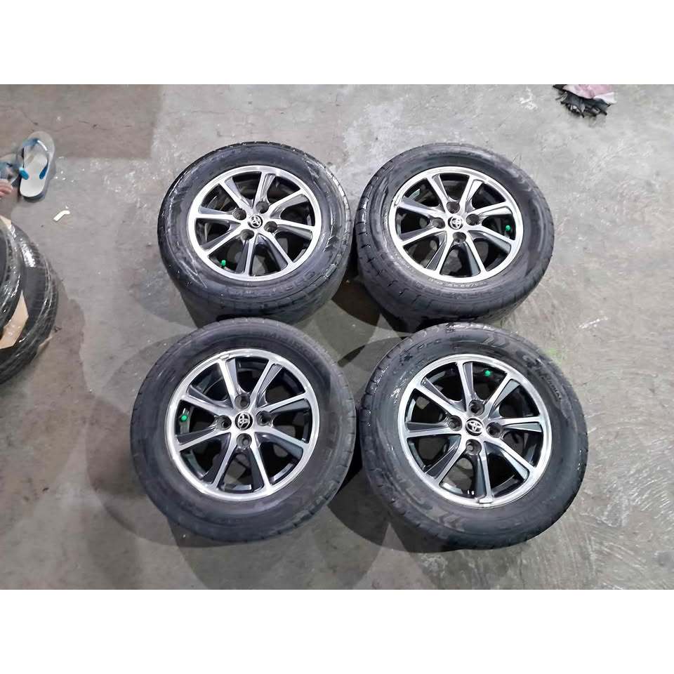 Jual VELG MOBIL ORI STD CALYA RING 14 LUBANG BAUT PCD 4X100 + BAN PELEK | Shopee Indonesia