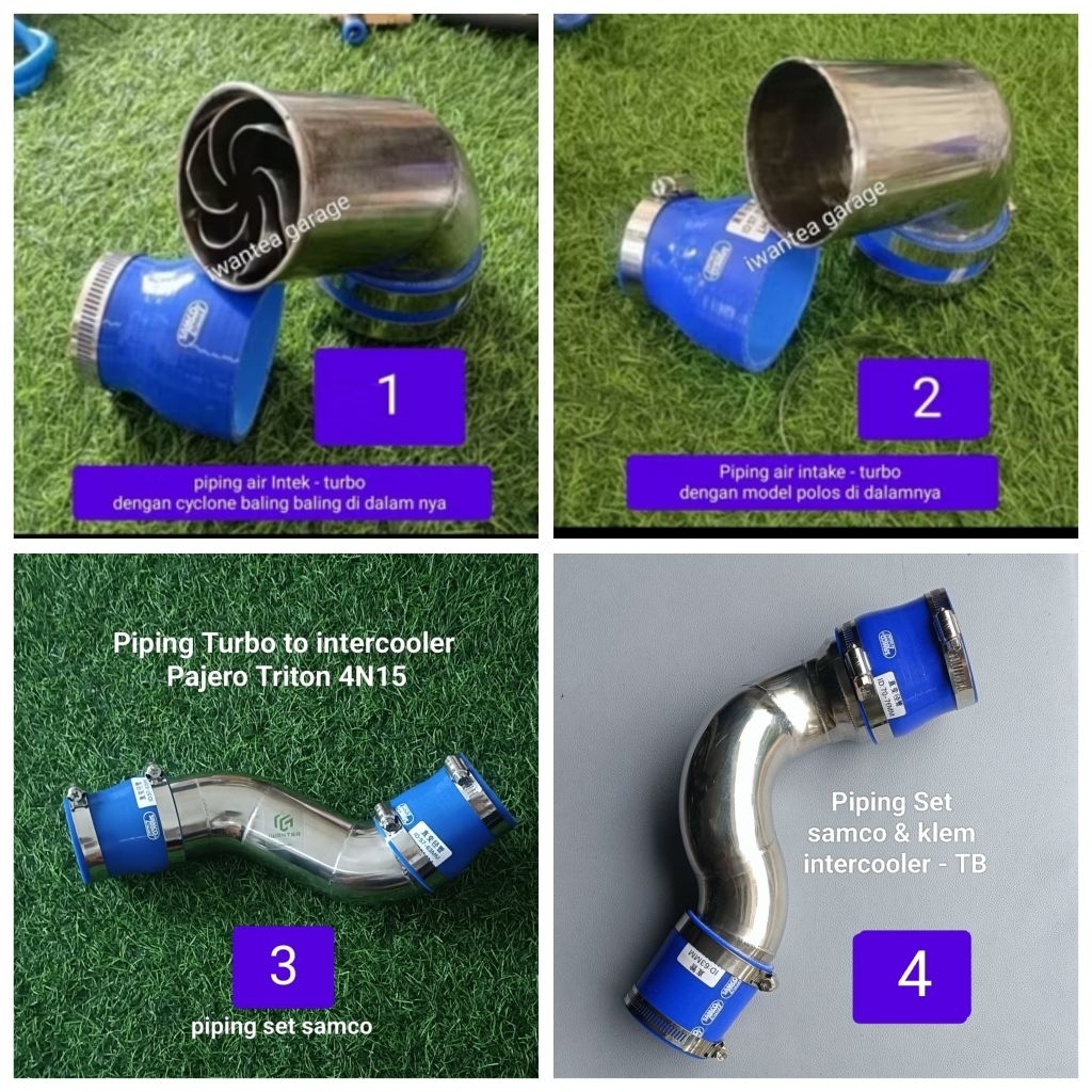 Jual Pajero Triton mesin 4N15 ANPS Dakar Piping Pipa Stainless Lengkap ...