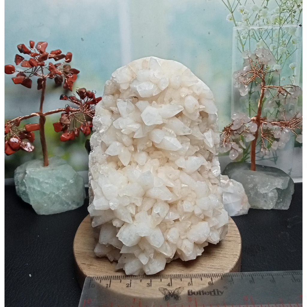 Jual Batu Natural Calcite Cluster Stand Ornament (1) | Shopee Indonesia
