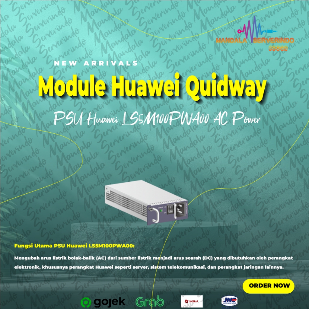 Jual PSU Huawei LS5M100PWA00 AC Power supply Module Huawei Quidway ...