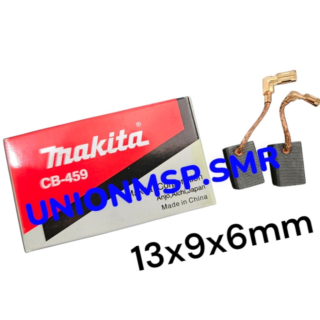Jual Carbon Brush Makita CB-459 13x9x6mm Original Made in China – Arang ...