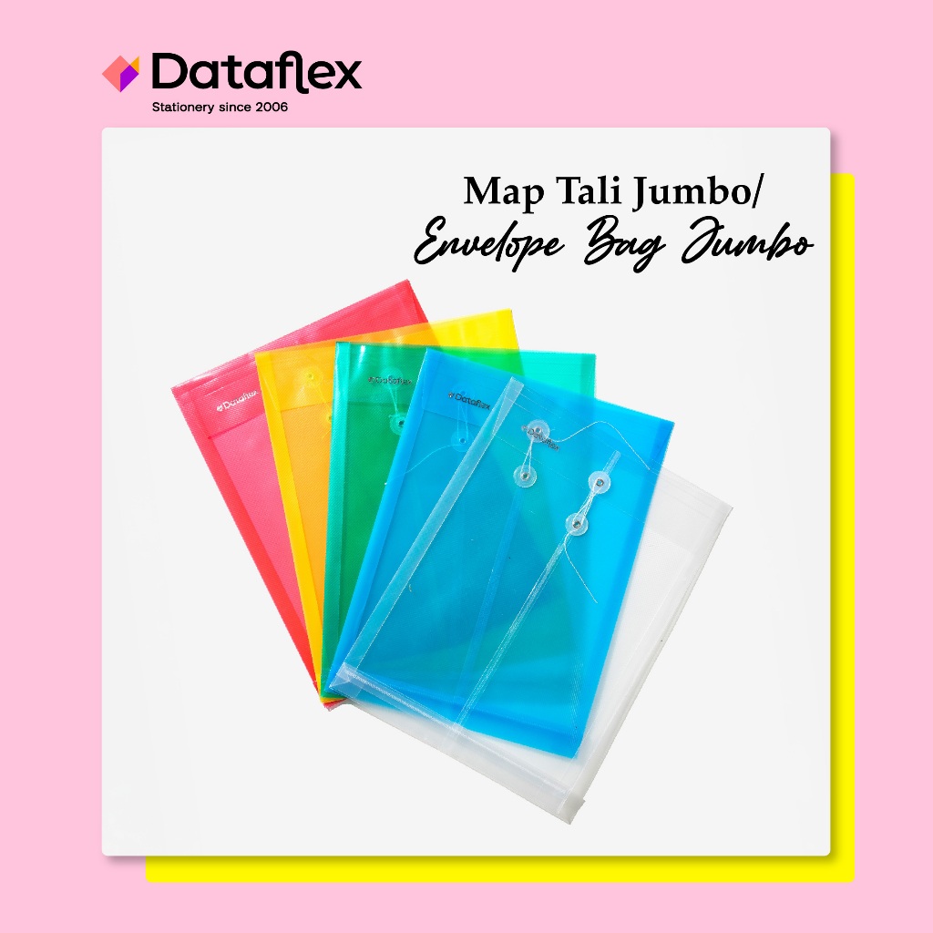 Jual Dataflex Envelope Bag Jumbo ( Spine ) / Map Tali Plastik Jumbo ...