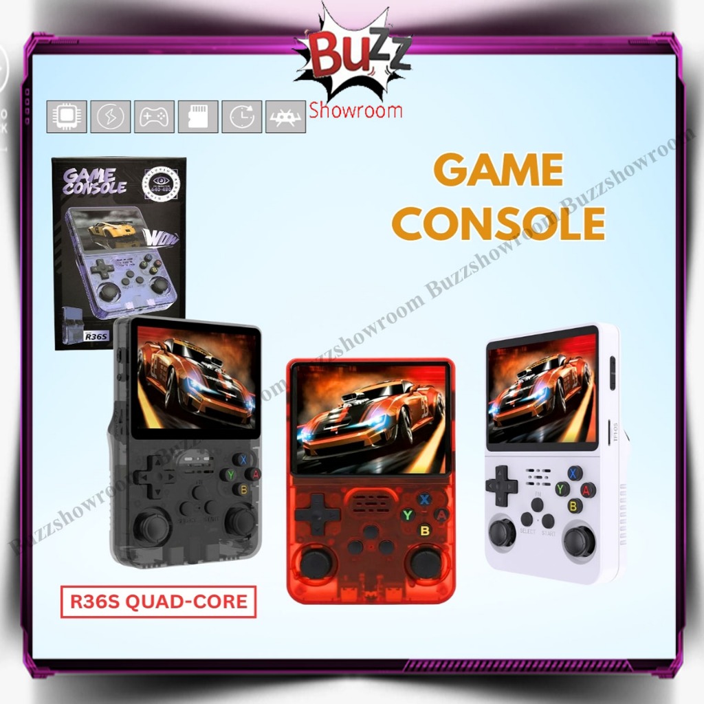 Jual Game Console Handheld Gameboy R36S 3.5 inch 128GB HD Retro Games ...