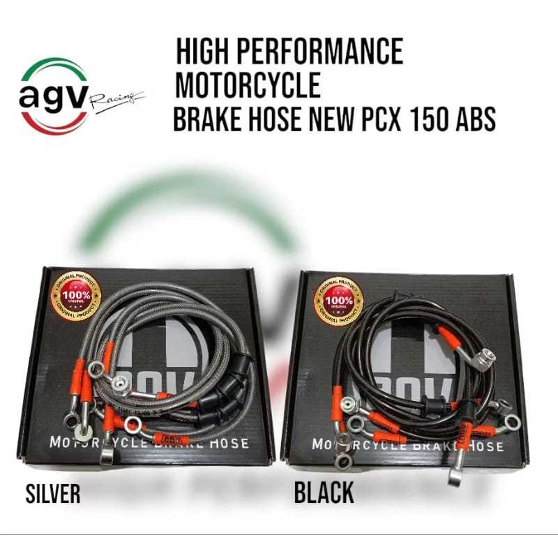 Jual Selang Rem Set Depan Belakang PCX 150 ABS / ADV 150 ABS AGV RACING | Shopee Indonesia