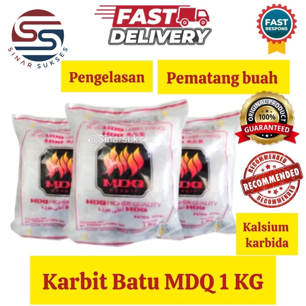 Jual Karbit Batu MDQ 1 kg/ Karbit Pengelasan Pematang Buah/ Kalsium ...