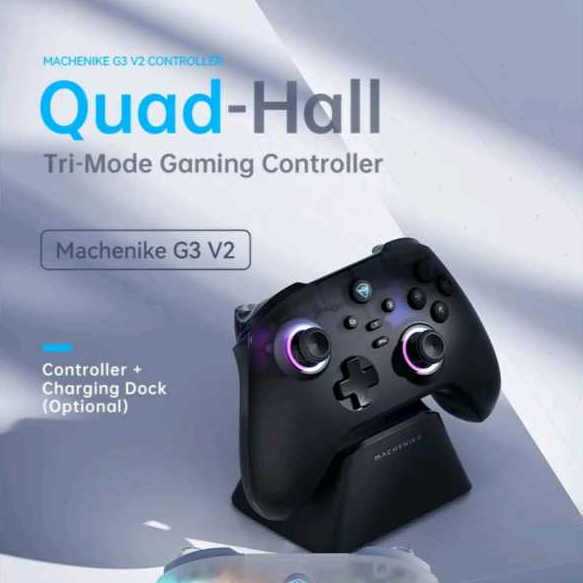 Jual Machenike G3 V2 Wireless Gaming Controller With Dock Pengisian Tri ...