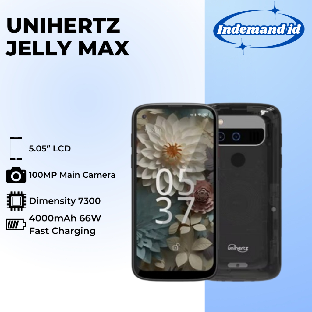 Jual Unihertz Jelly Max 5G Dimensity 7300 Android 14 4000mAH 66W 12GB 256GB | Shopee Indonesia