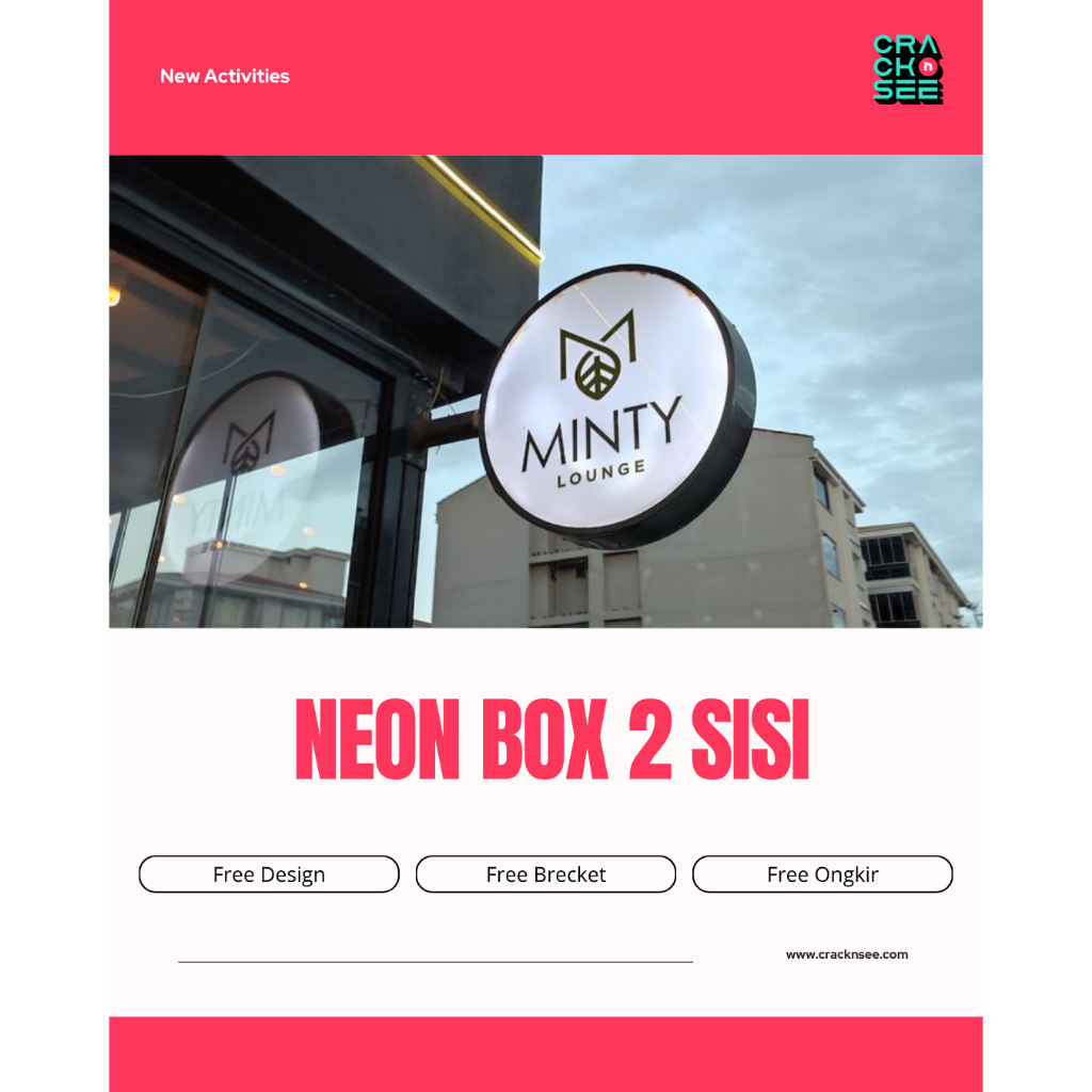 Jual Neon Box 2 Sisi - Bahan Akrilik | Shopee Indonesia