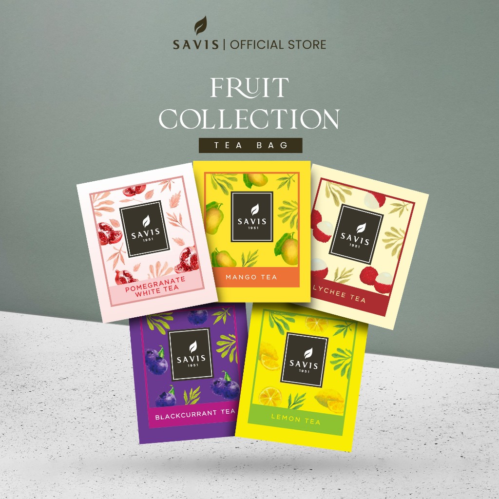 Jual SAVIS TEA PREMIUM FRUIT COLLECTION (SACHET) - Koleksi Buah Premium ...